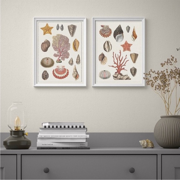 IKEA | Wall Decor | Bild Vintage Ikea Sea Shells 2 Posters 2x16 | Poshmark